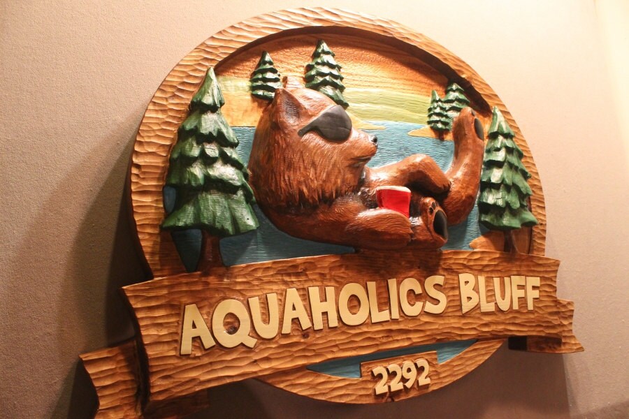 WATERFRONT SIGNS | Cabin Signs | Custom Signs | Vacation Home Signs ...