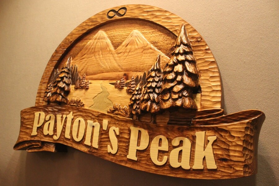 RUSTIC CABIN SIGNS | Hand Carved Signs | Hand Made Signs | Carved ...