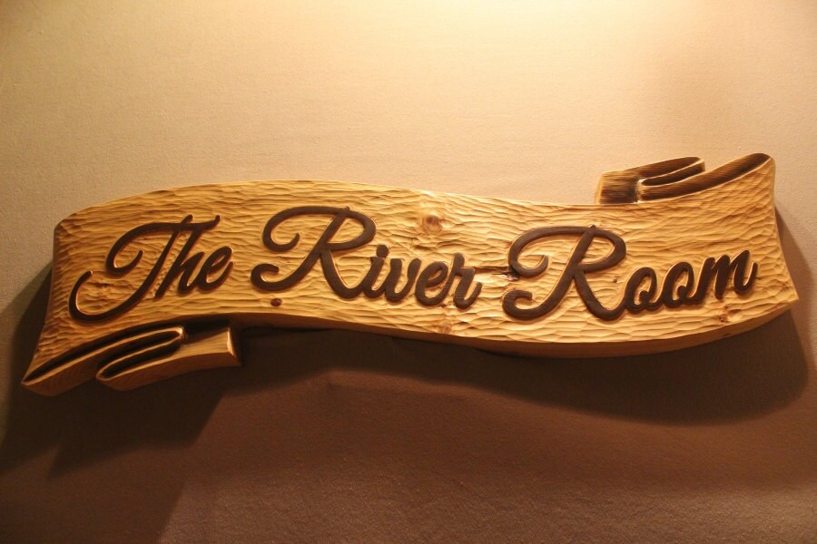 HAND CARVED SIGNS | Banner Sign | Personalized Sign | Boat Sign | Bar ...
