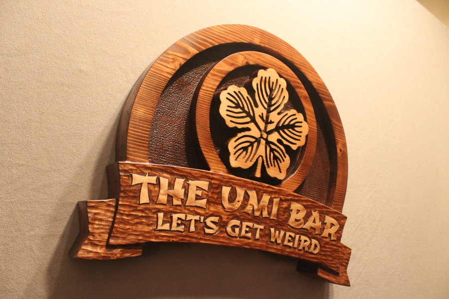 CARVED BAR SIGN | Hand Carved Signs | Hand Made Signs | Custom Wood ...
