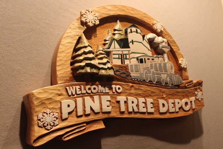CUSTOM TRAIN SIGN | Personalized Sign | Hand Carved Signs | Hand Made ...