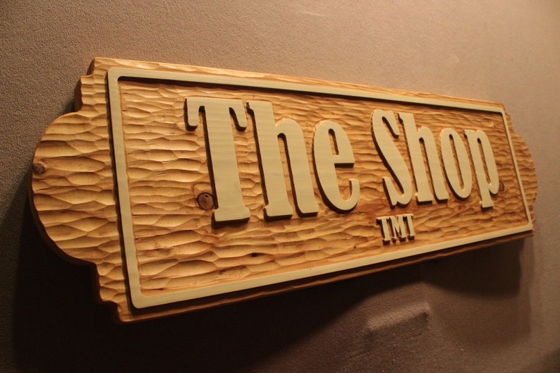 SMALL BUSINESS SIGN | Hand Carved Sign | Hand Made Sign | Carved Wooden ...