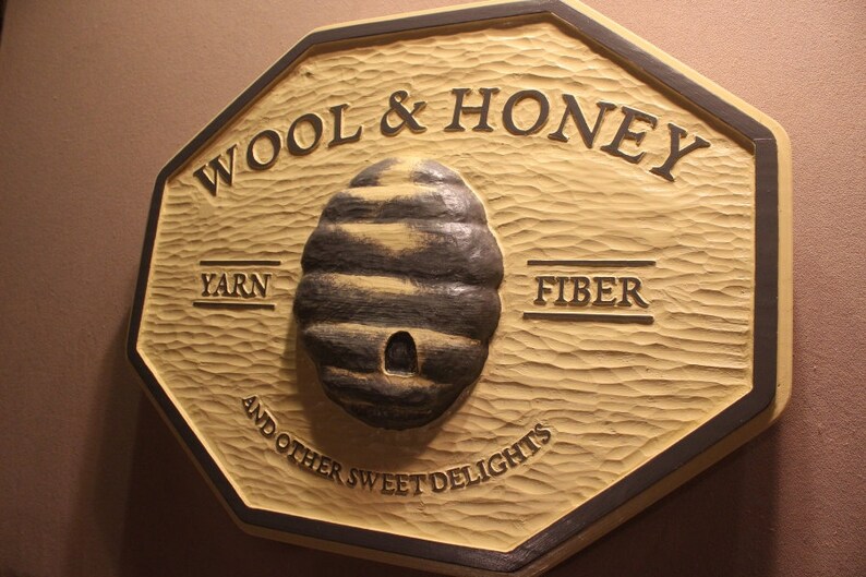 BEE HIVE SIGN | Small Business Signs | Company Logo Signs ...