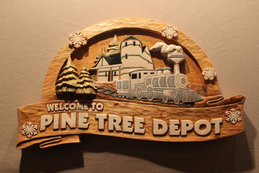 CUSTOM TRAIN SIGN | Personalized Sign | Hand Carved Signs | Hand Made ...