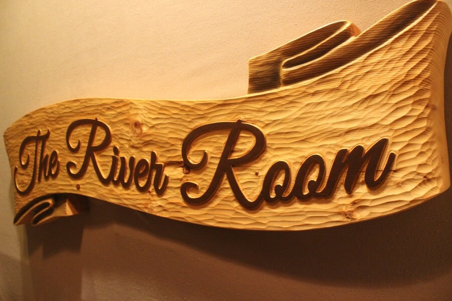 HAND CARVED SIGNS | Banner Sign | Personalized Sign | Boat Sign | Bar ...
