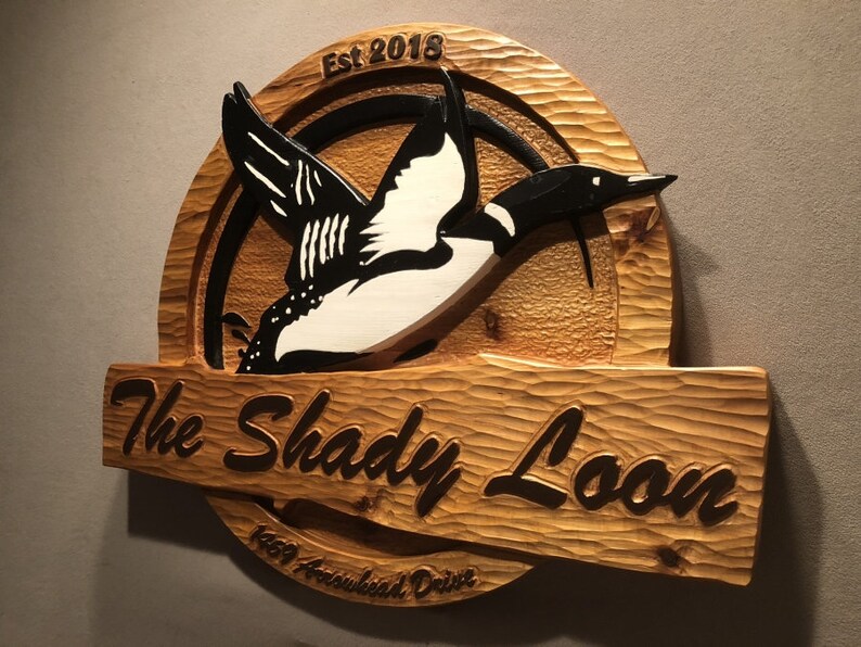 CUSTOM CARVED SIGNS, Wood Signs, Wooden Signs, Cabin Signs, Cottage ...