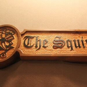 CUSTOM LOGO SIGN | Hand Carved Sign | Hand Made Sign | Carved Wooden ...