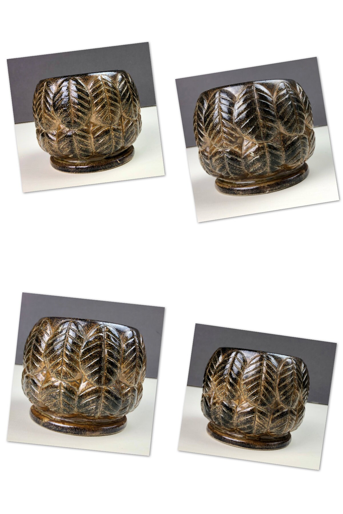 Turtle Tortoise Leaf Tree Motif Candlestick Taper Holders Pair | Etsy