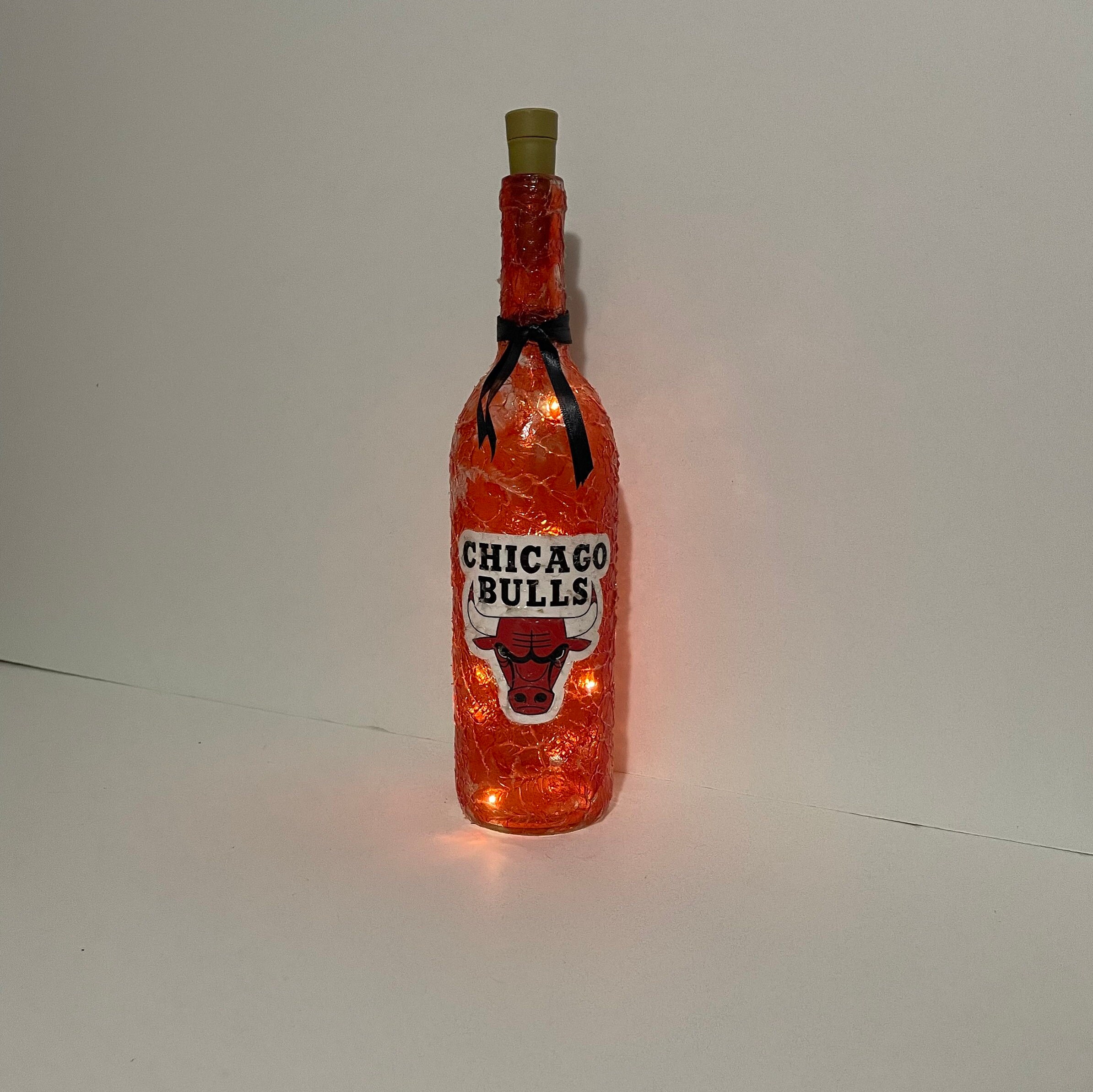 Chicago Bulls Lights. Chicago Bulls Light up Bottles. Chicago - Etsy