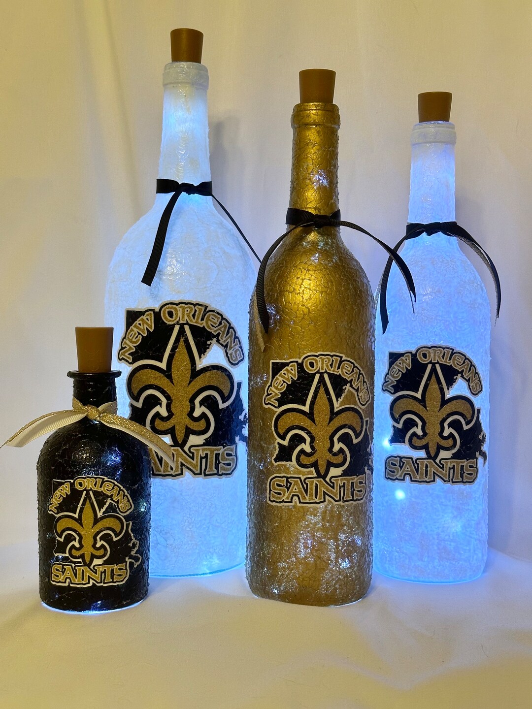 New Orleans Saints Lights. New Orleans Saints Light up Bottles. New ...