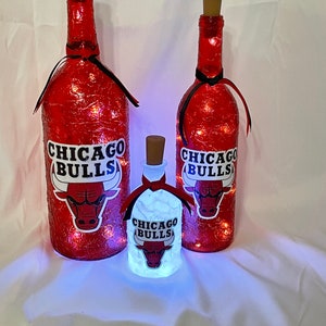 Chicago Bulls Lights. Chicago Bulls Light up Bottles. Chicago Bulls Man ...