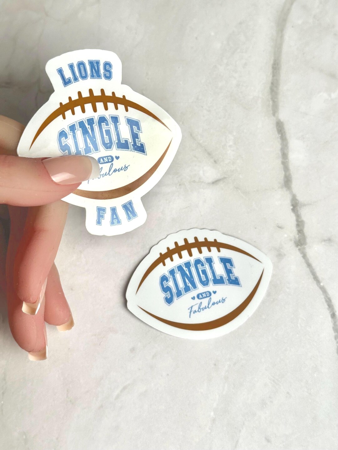 Anti Valentine Stickers-lions Fan Single & Fabulous Sticker-glossy ...