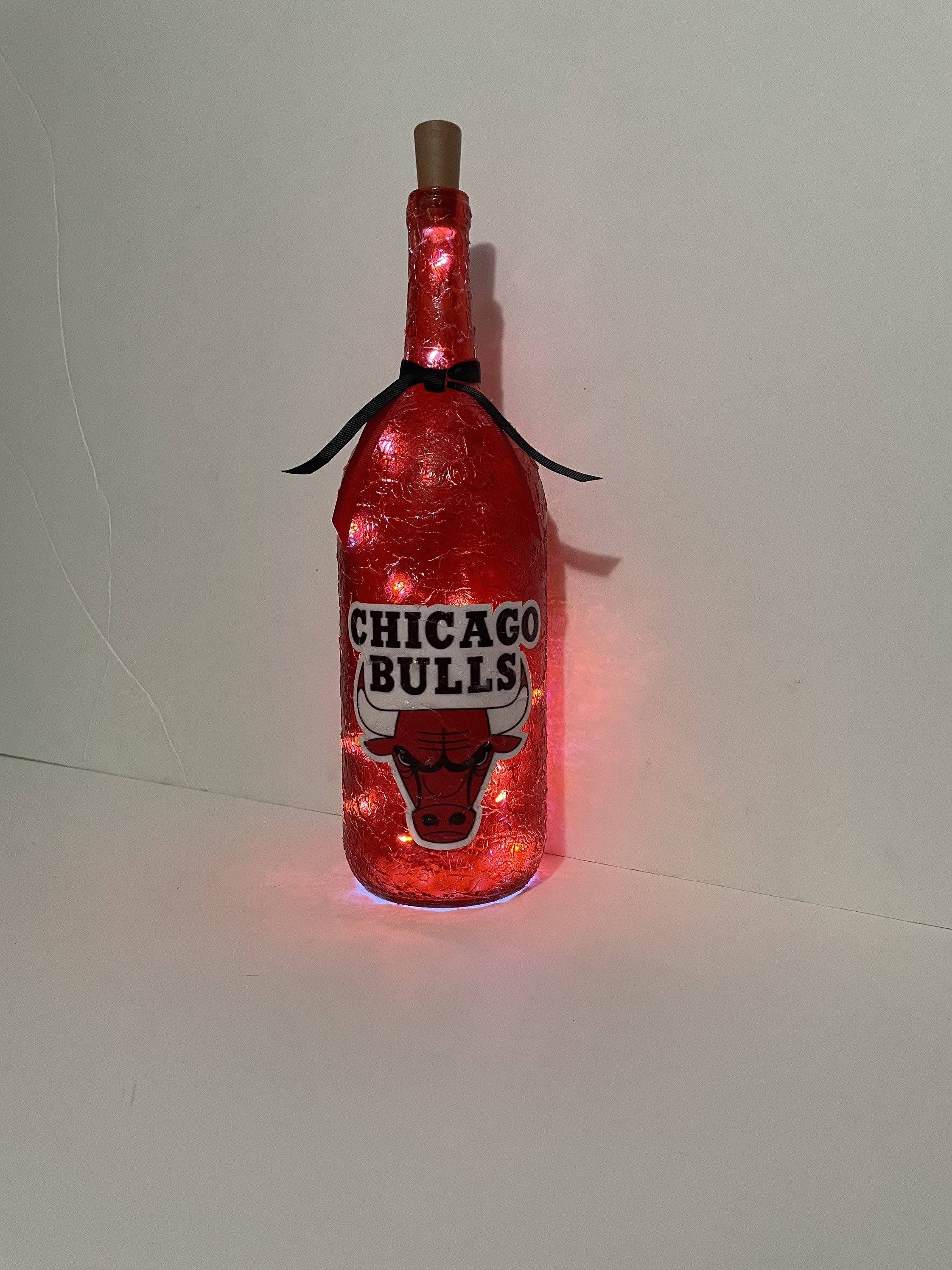 Chicago Bulls Lights. Chicago Bulls Light up Bottles. Chicago - Etsy