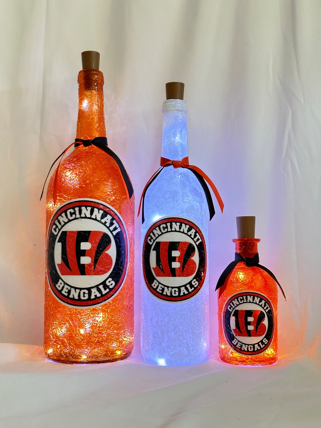 Cincinnati Bengals Lighted Bottles. Cincinnati Bengals Lighted Wine ...