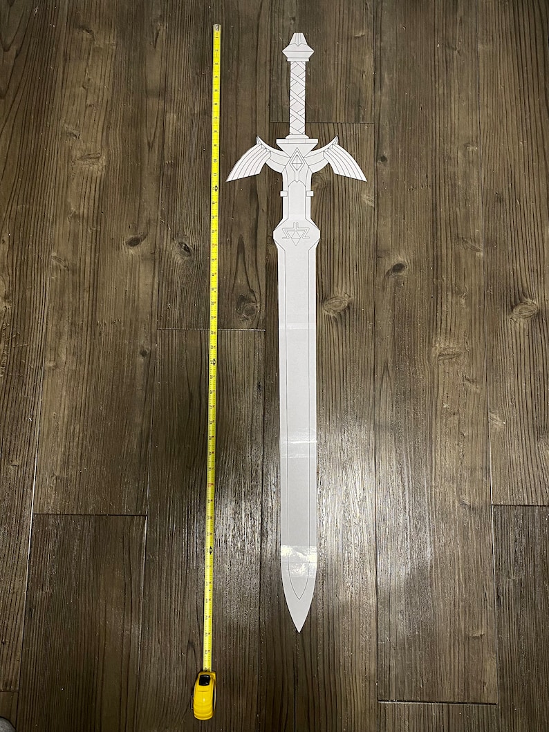 Full Size Master Sword Legend of Zelda Breath of the Wild Downloadable ...
