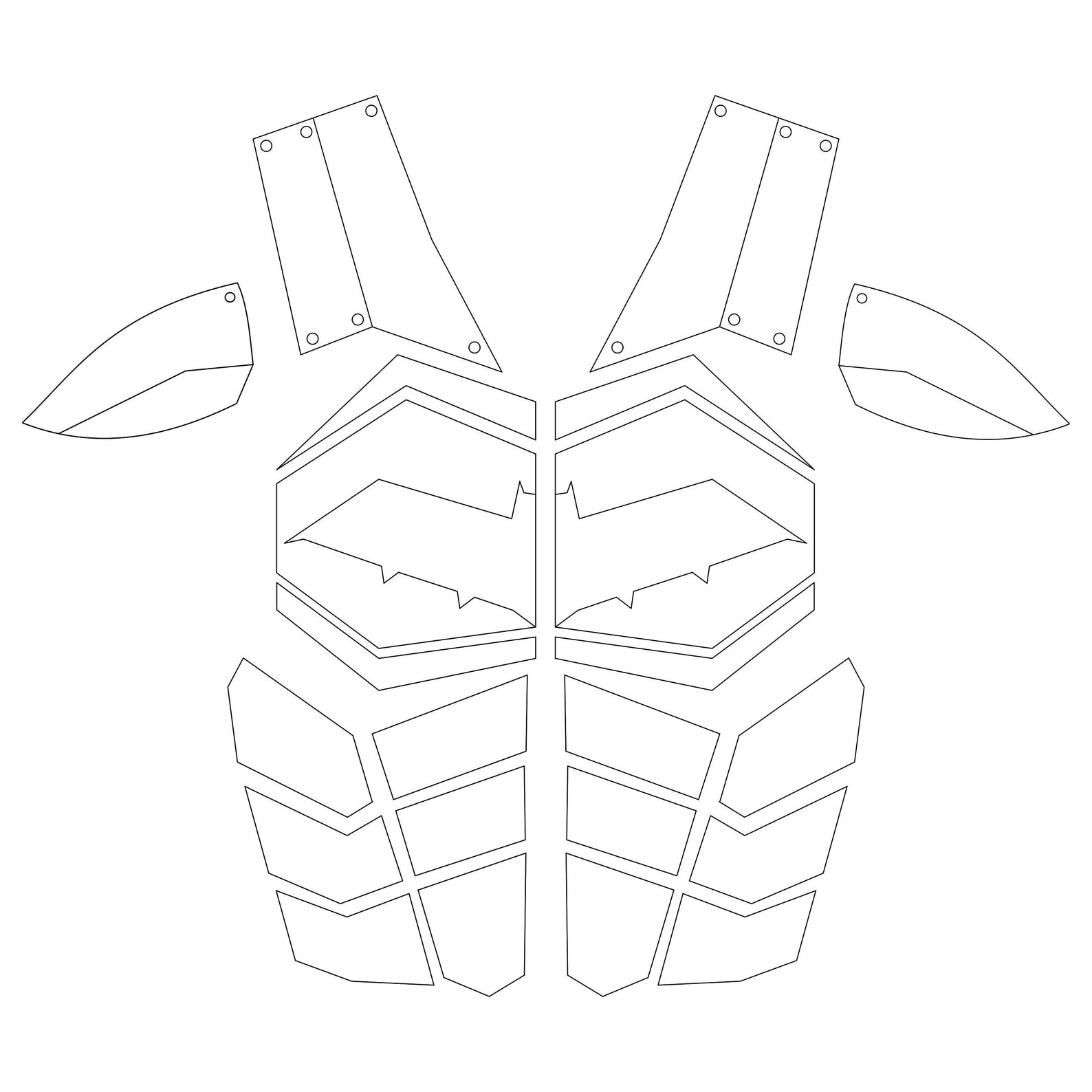 Robin and Red Hood Chest Armor Digital Pattern - Etsy