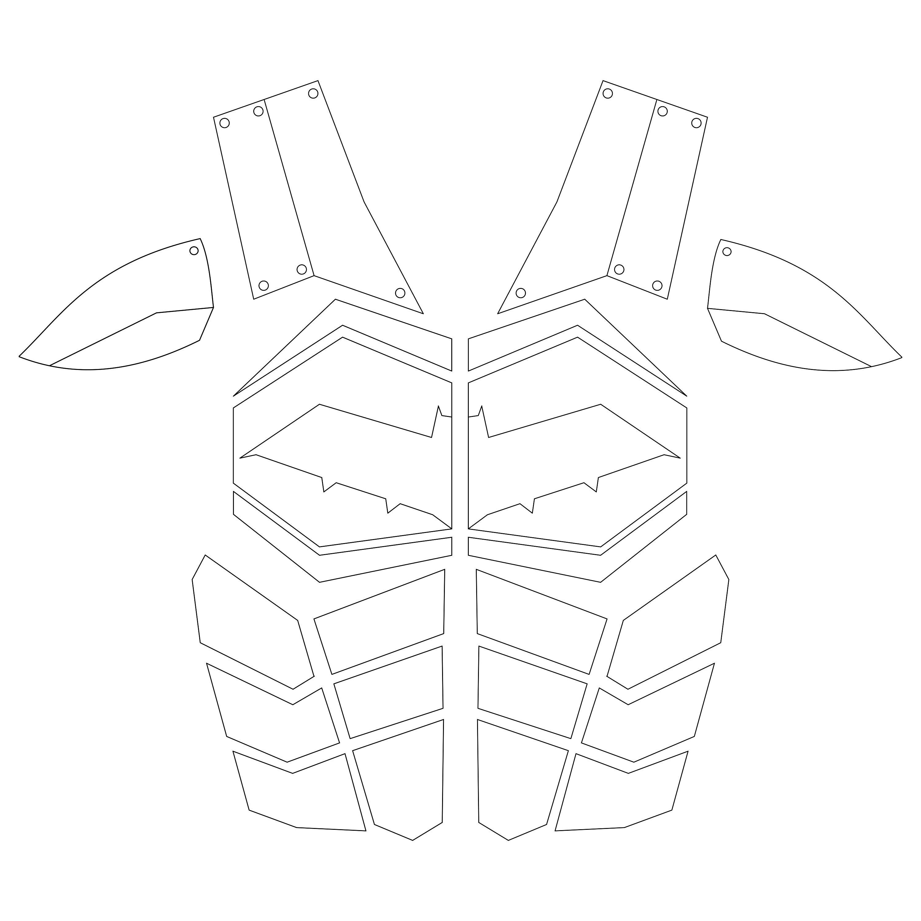 Red Hood Armor Template