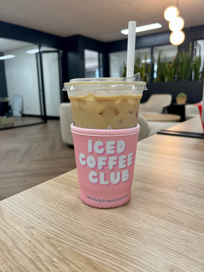 Iced Coffee Sleeve - Etsy