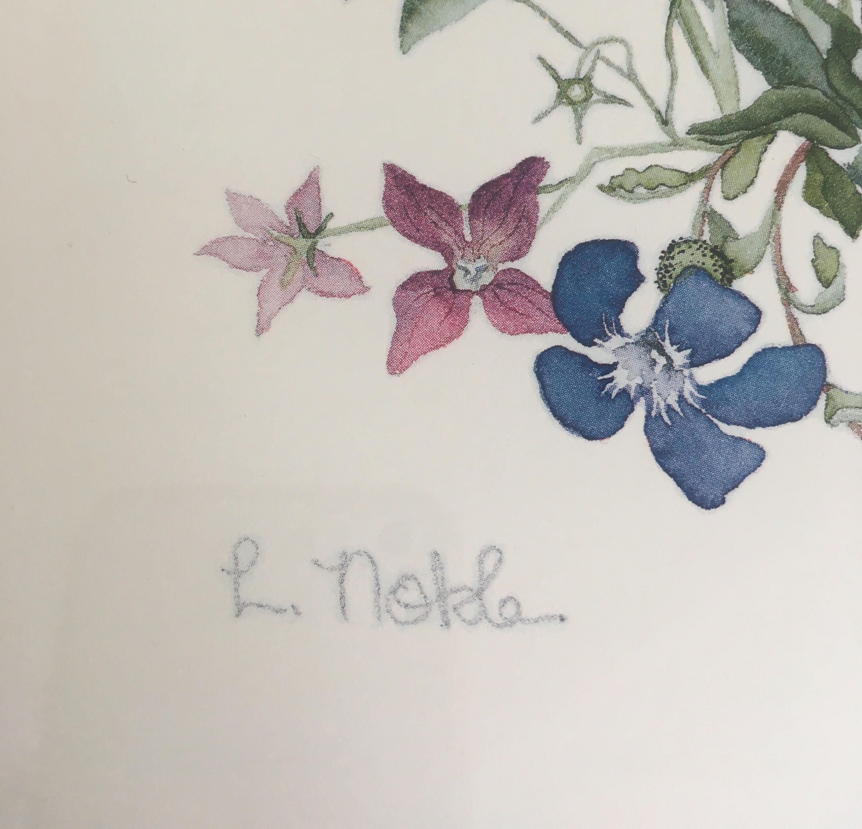 Botanical Print. Lyn Noble Print. Alpine Flowers. Watercolour. - Etsy