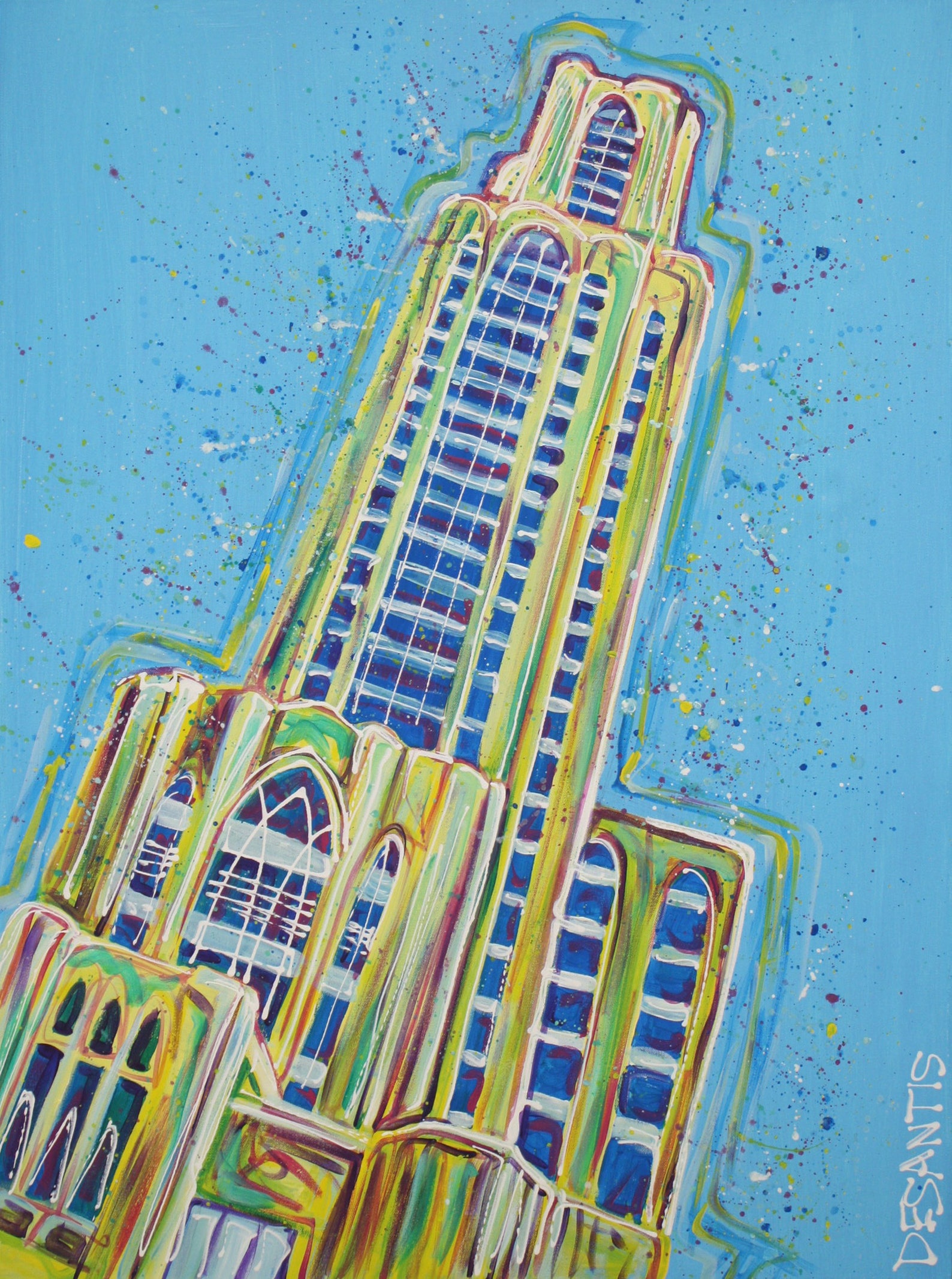 Pitt Cathedral of Learning Print - Etsy