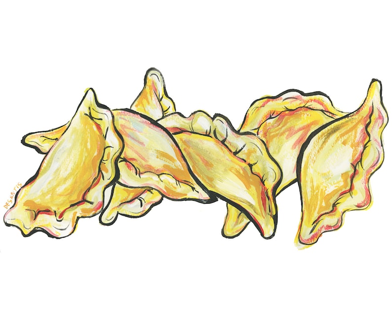 Pierogi Pillows Print - Etsy
