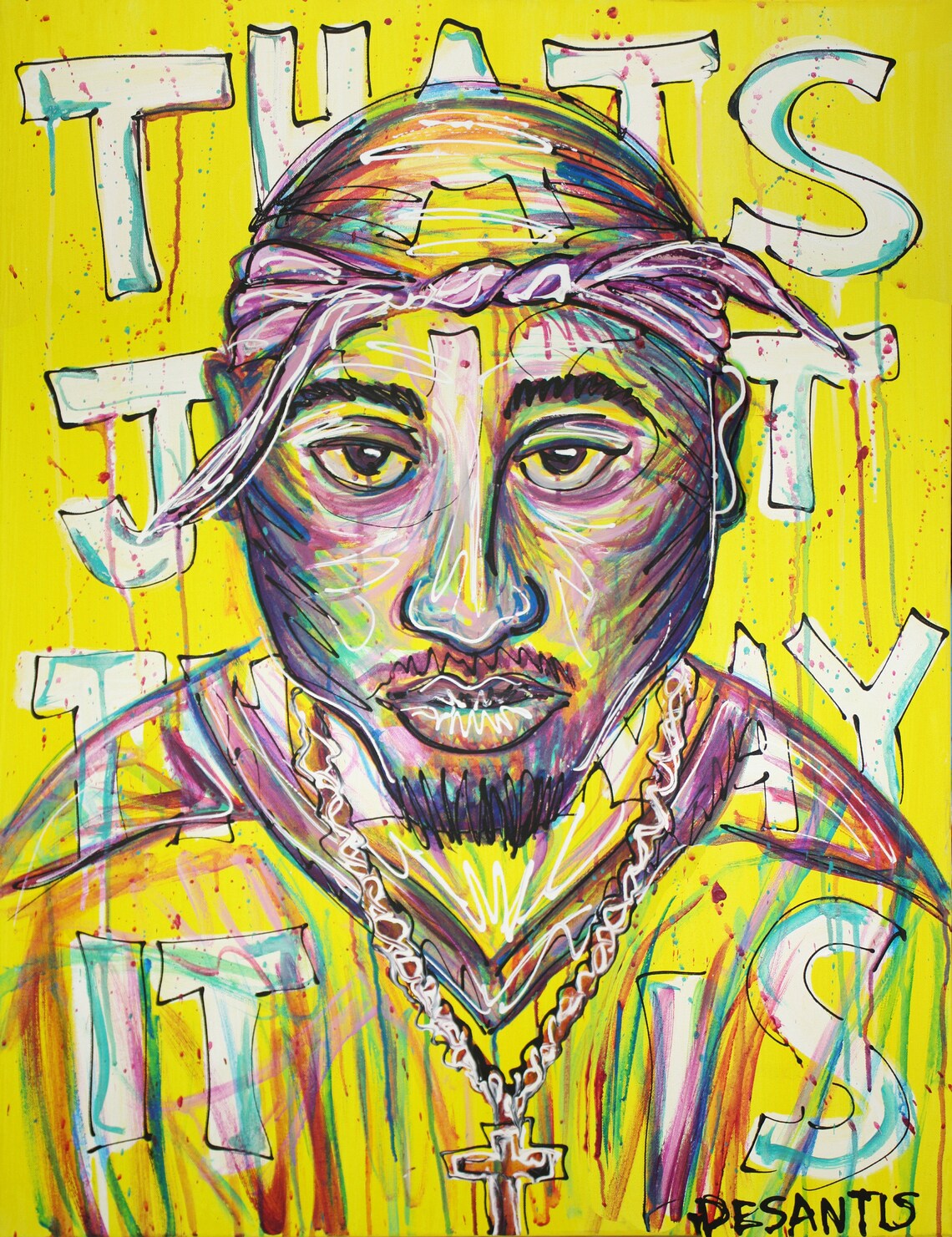 Tupac Print - Etsy