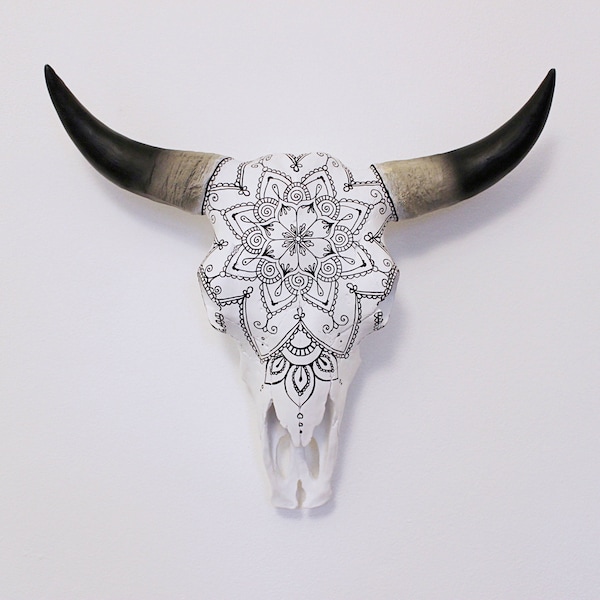 Faux Cow Skull - Etsy