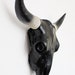 Black Faux Cow Skull With Horns - 3 Sizes Available - Etsy