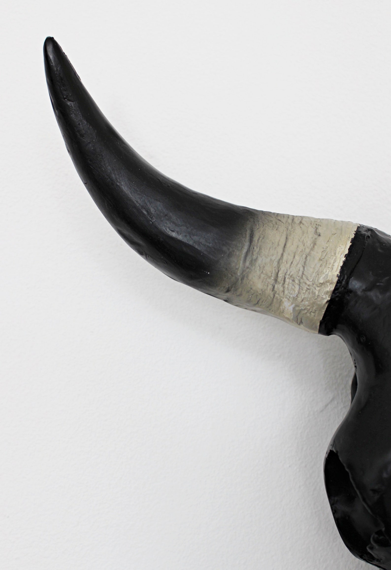 Black Faux Cow Skull With Horns - 3 Sizes Available - Etsy