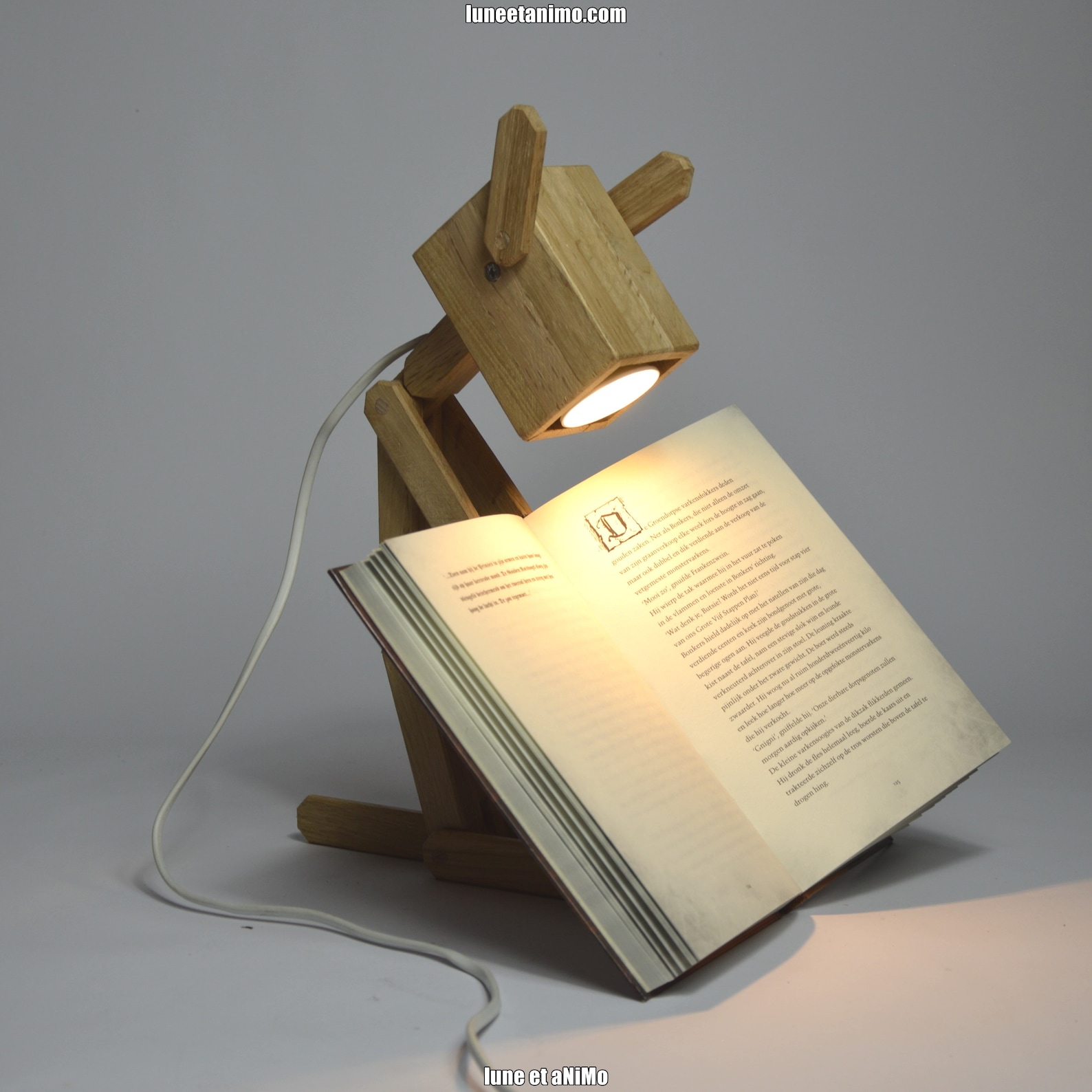 DOG // Articulated Wooden Design Lamp in the Shape of a Dog. - Etsy