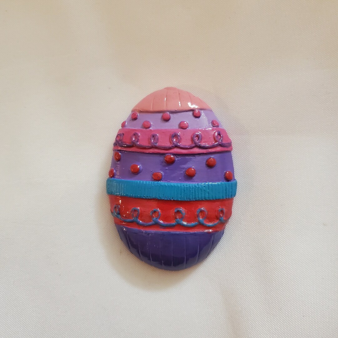 A Brightly-colored Magnetic Easter Egg - Etsy