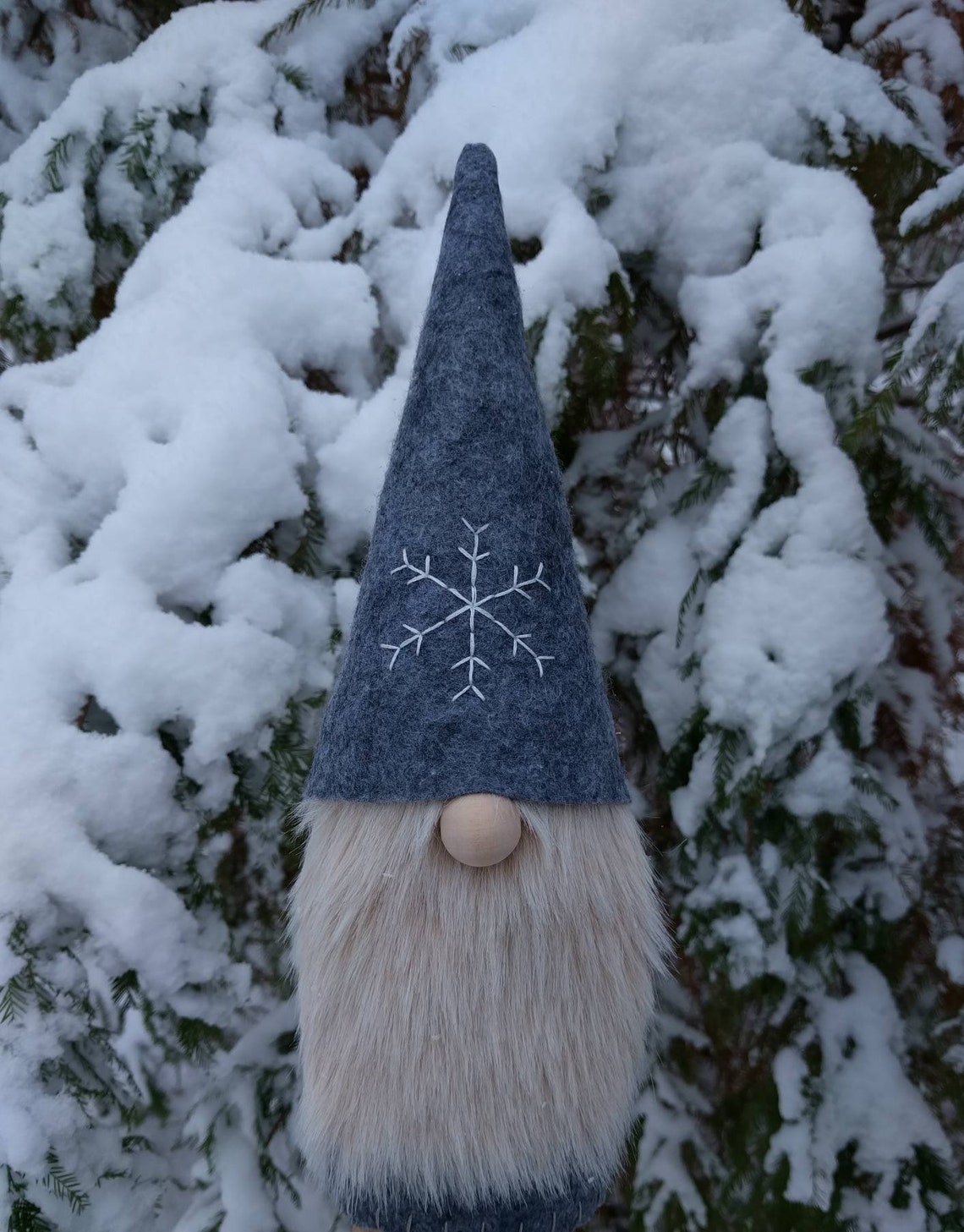 Gnome Christmas Tree Topper | Etsy