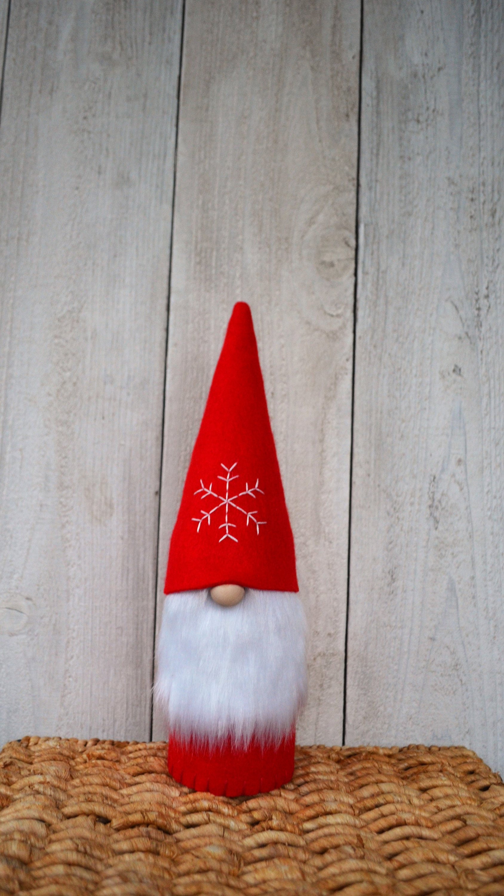 Gnome Christmas Tree Topper Tree Topper Felt Tree Topper | Etsy