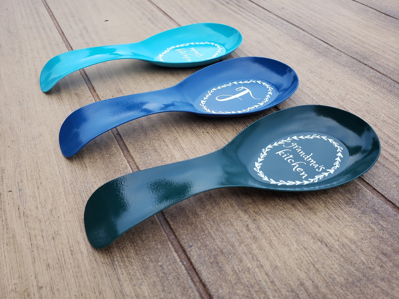 Personalized Spoon Rest Monogram Spoon Holder Mom / - Etsy Australia