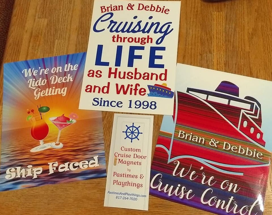 Personalized Cruise Ship Magnetic Stateroom Door Sign - Etsy