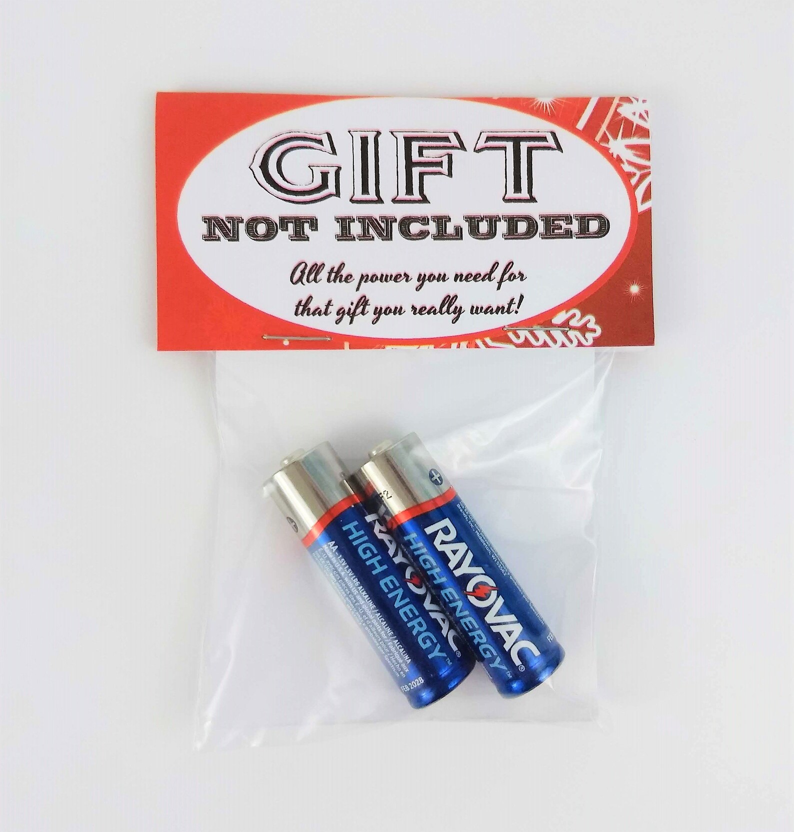 Gift Not Included Batteries Funny Gag Gift Stocking Stuffer | Etsy Gift Not Included Batteries Funny Gag Gift Stocking Stuffer | Etsy