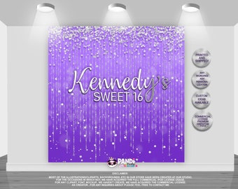 Sweet 16 Backdrop - Etsy