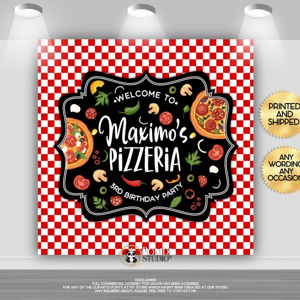 Pizza Backdrop - Etsy