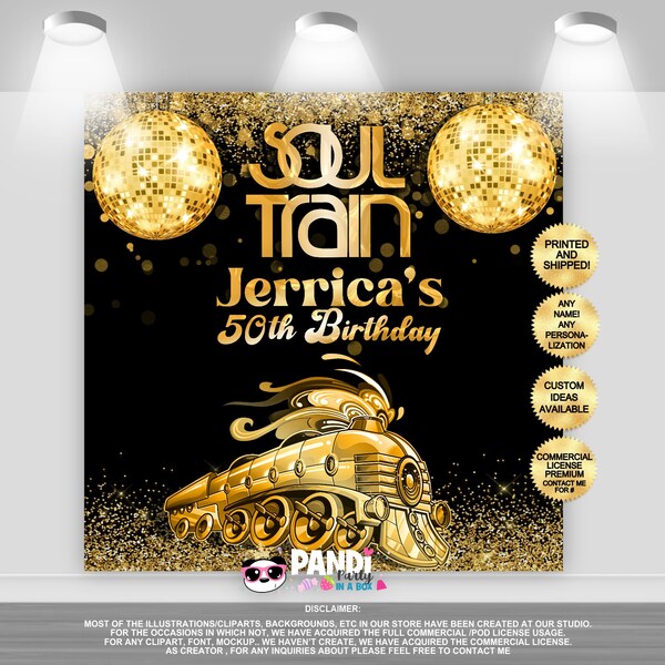 Soul Train Party Invitation - Etsy