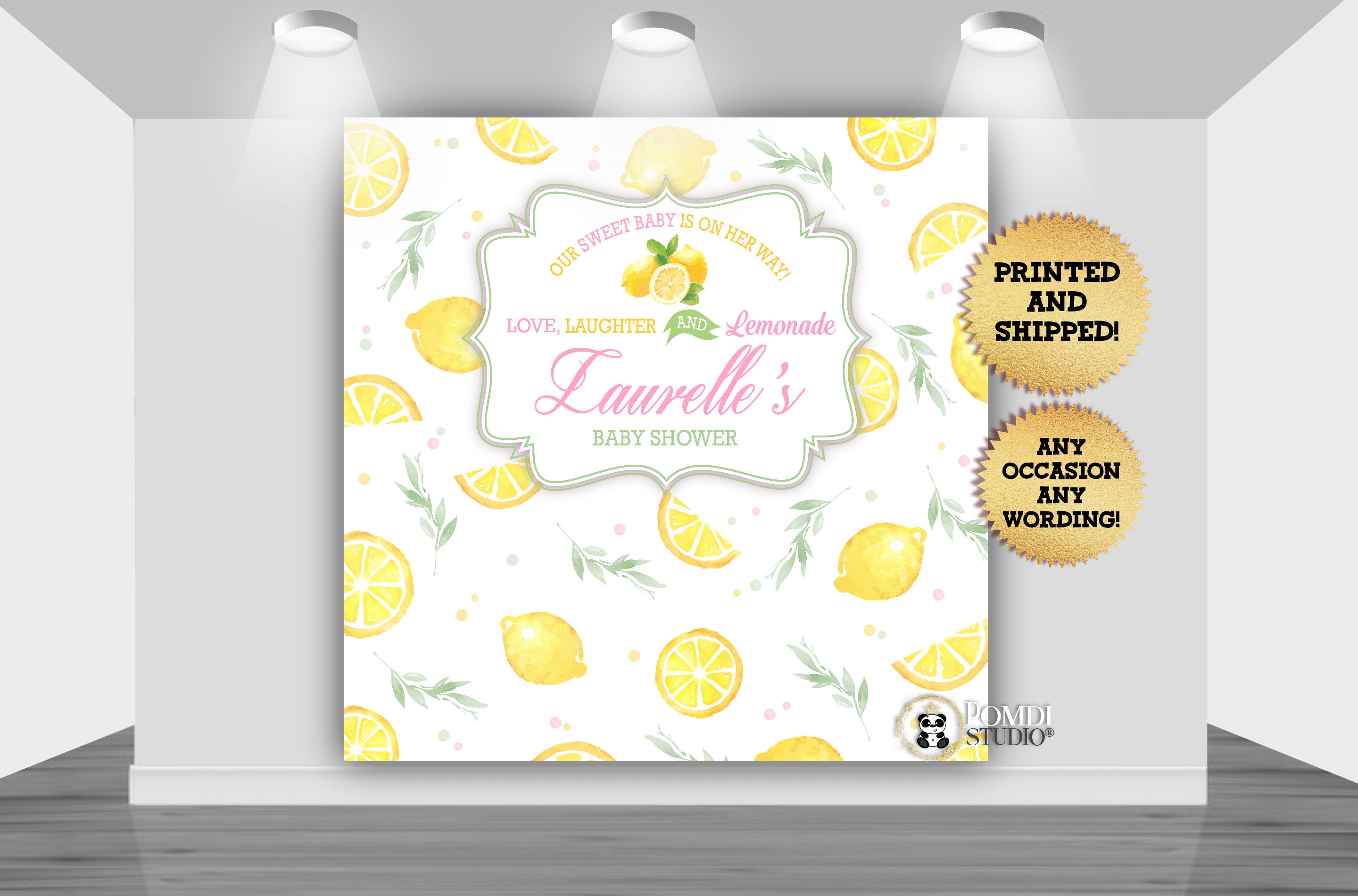 Lemonade Backdrop - Etsy