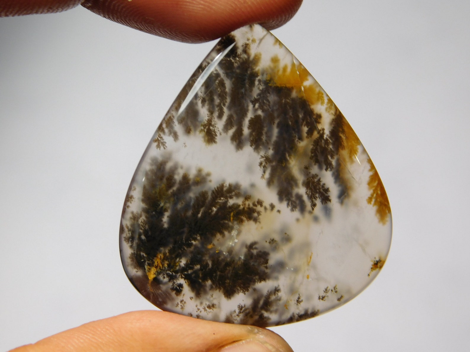 Natural Dendritic moss agate Cabochons Top Quality Dendritic | Etsy