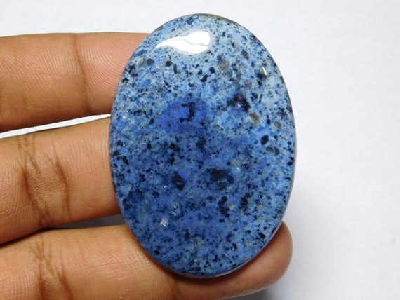 A Rare Quality Dumortierit Quartz Cabochonstop Quality - Etsy