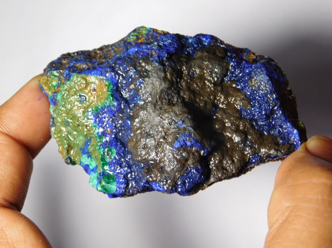 Azurite Malachite Druzy Cabochon: Natural Loose Gemstone (168gm) - Etsy