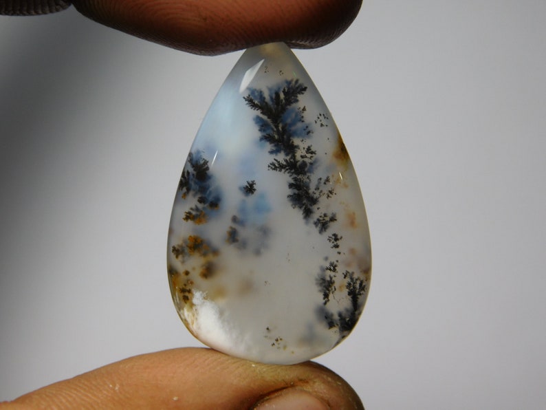 Natural Dendritic Moss Agate Cabochons Top Quality Dendritic - Etsy