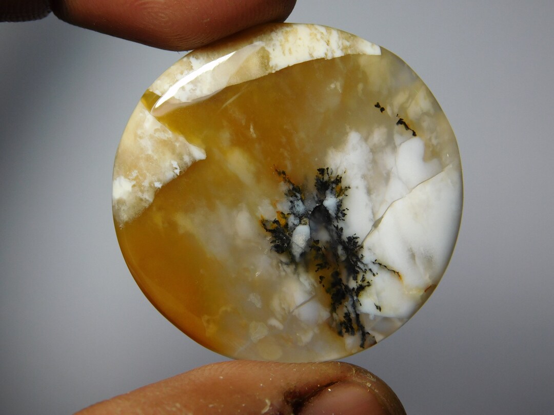 Natural Dendritic Moss Agate Cabochons Top Quality Dendritic Moss Agate ...