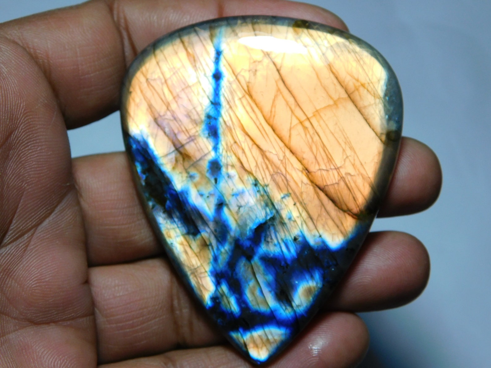 A Very Rare Purple Labradorite Spectrolite Cabochon - Etsy