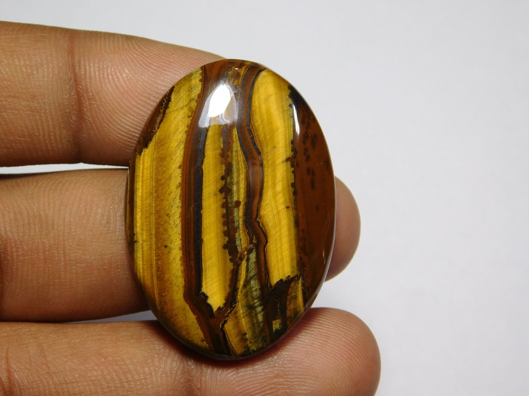 African Tiger Eye Cabochons Gemstone Loose Stone Top - Etsy
