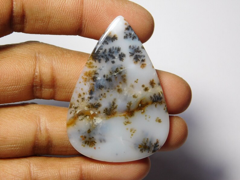 Natural Dendritic Moss Agate Cabochons Top Quality Dendritic - Etsy