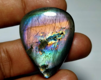 A Very Rare Purple Labradorite Spectrolite Cabochon | Etsy