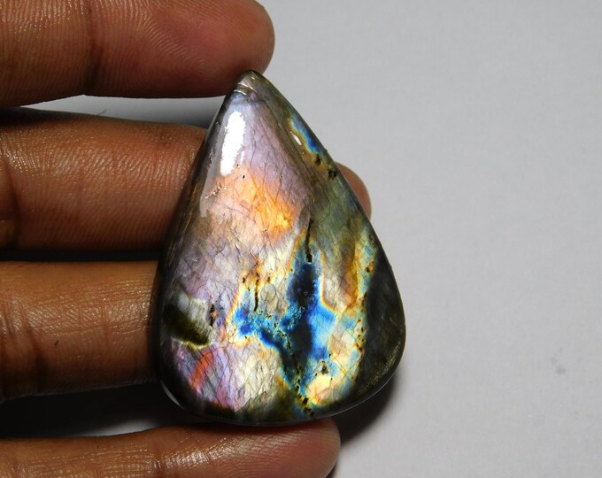 Amazing Quality Purple Labradorite Cabochons Labradorite Spectrolite ...